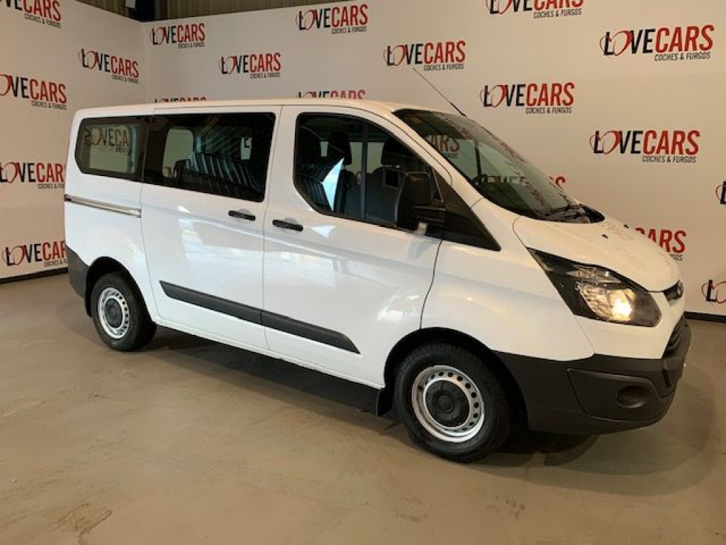 Comprar furgoneta seminueva: FORD TRANSIT CUSTOM COMBI 9 PLAZAS 2.0 ...
